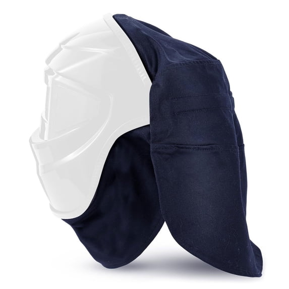 2Piece Welding Helmets Covers And Bib Set Heat Resistant Leather Fabric ...