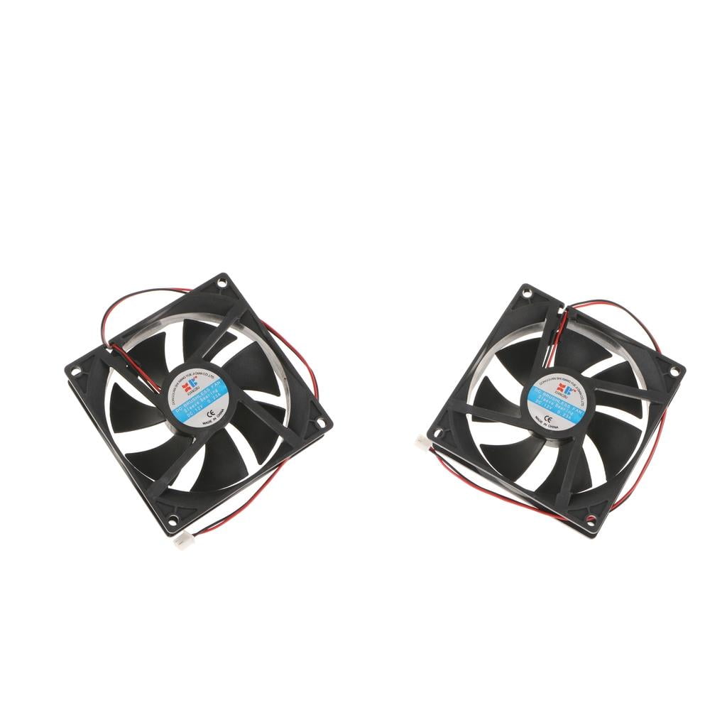 2Pieces 92mm Sleeve Bearing Quiet Desktop Fan For CPU Coolers And Computer Cases Fans - Walmart.com