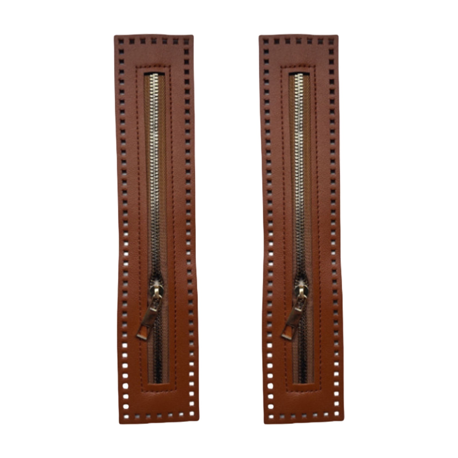 2Pieces Close-end Zips Fasteners Metal Zippers Fasteners for Wallet Bag ...