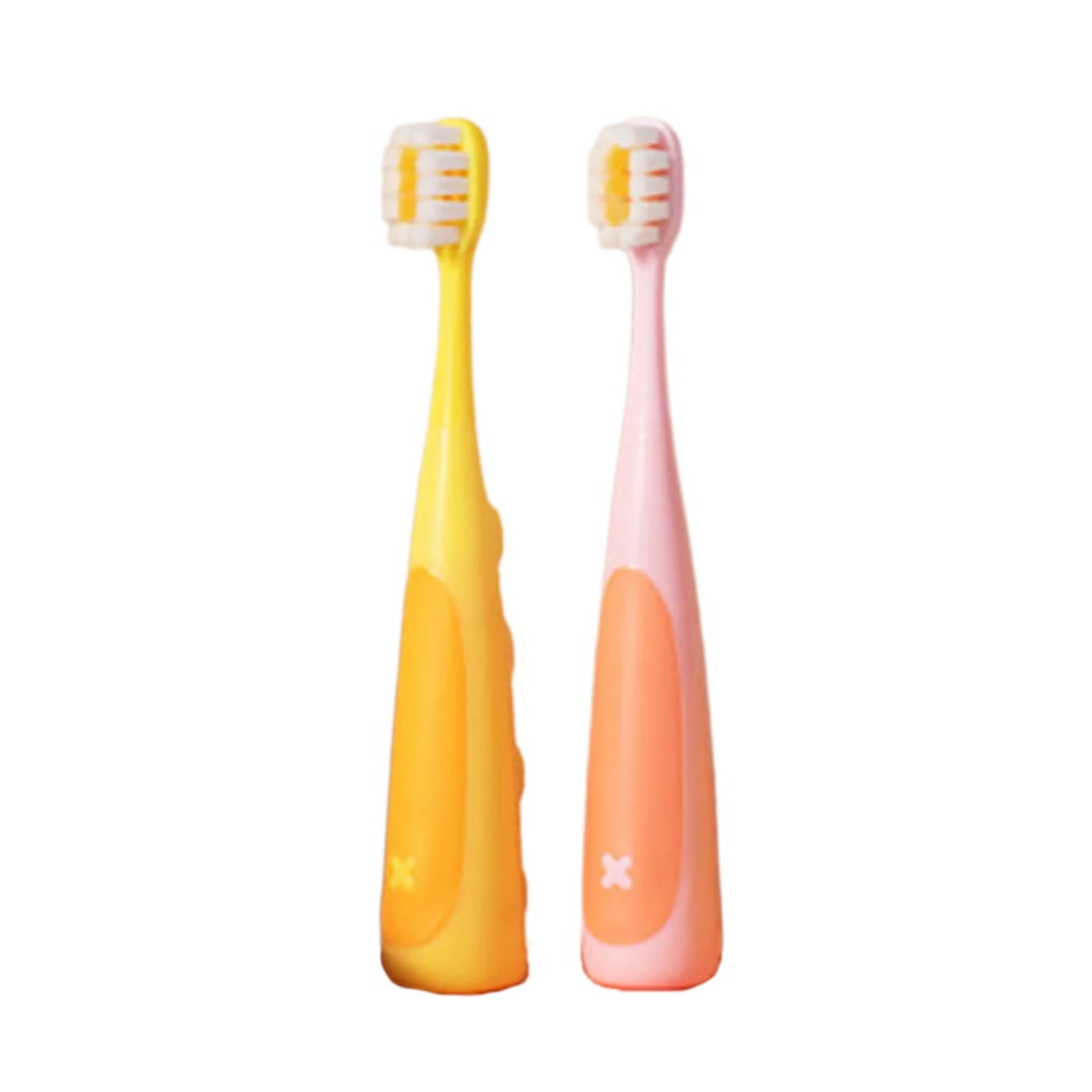 2Pieces Dinosaurs Themed Toddler Toothbrush Soft On Gums for Ages 6 12 ...