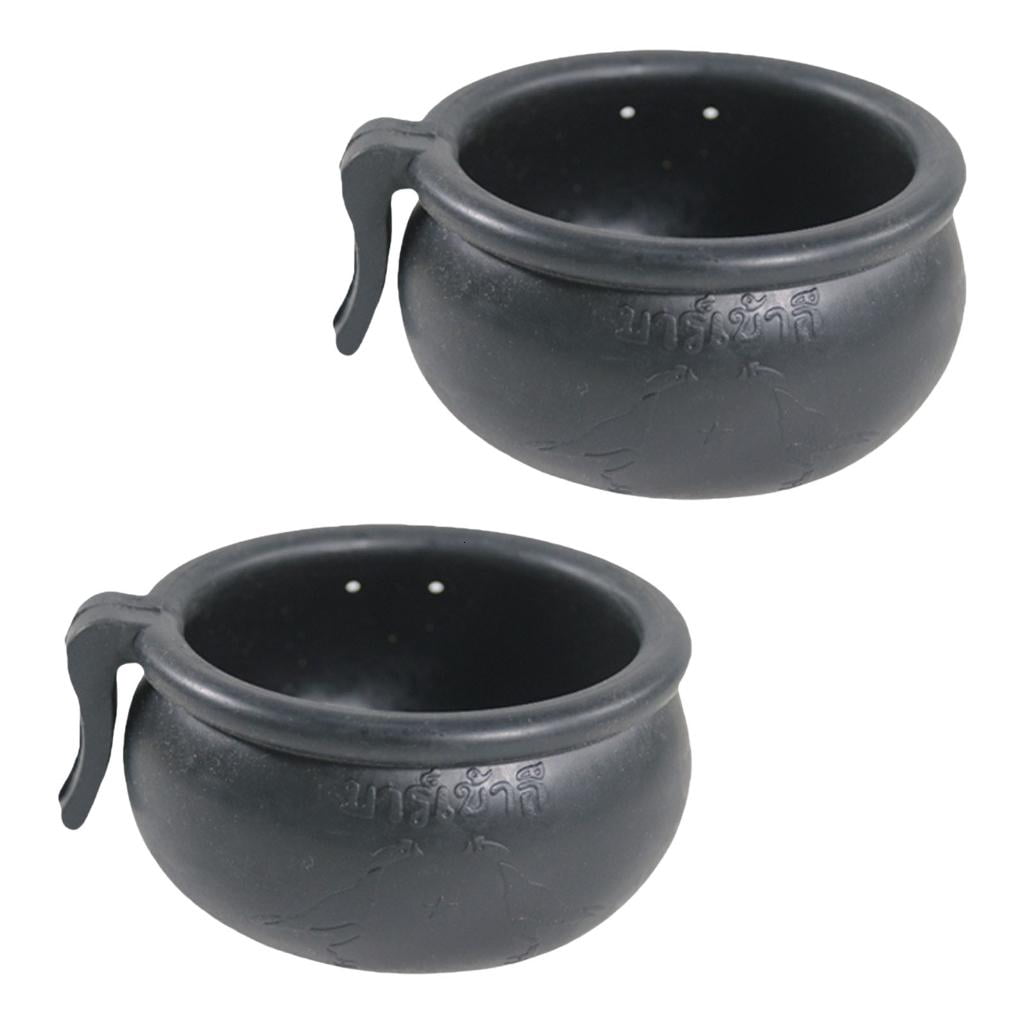 2Pieces Heavy Duty Rubber Chicken Feeder Cup Safe Poultry Watering ...