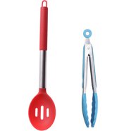 Cook with Color Silicone Kitchen Utensils 5 Piece Set, Spoon, Baster ...