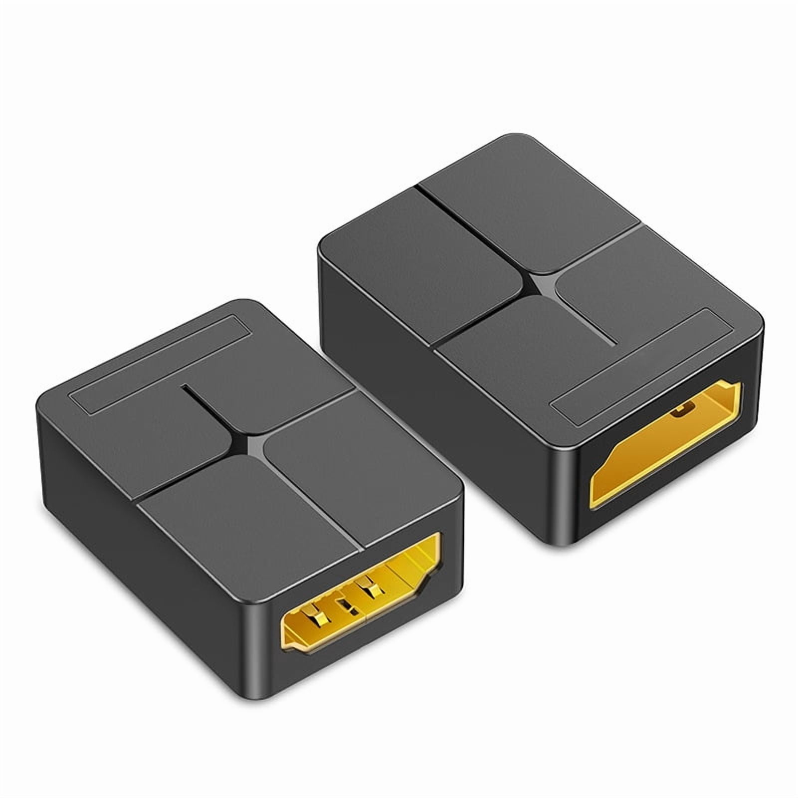2Pieces Male To Female Adapter Connector Supports 4K UHD And 3D For ...