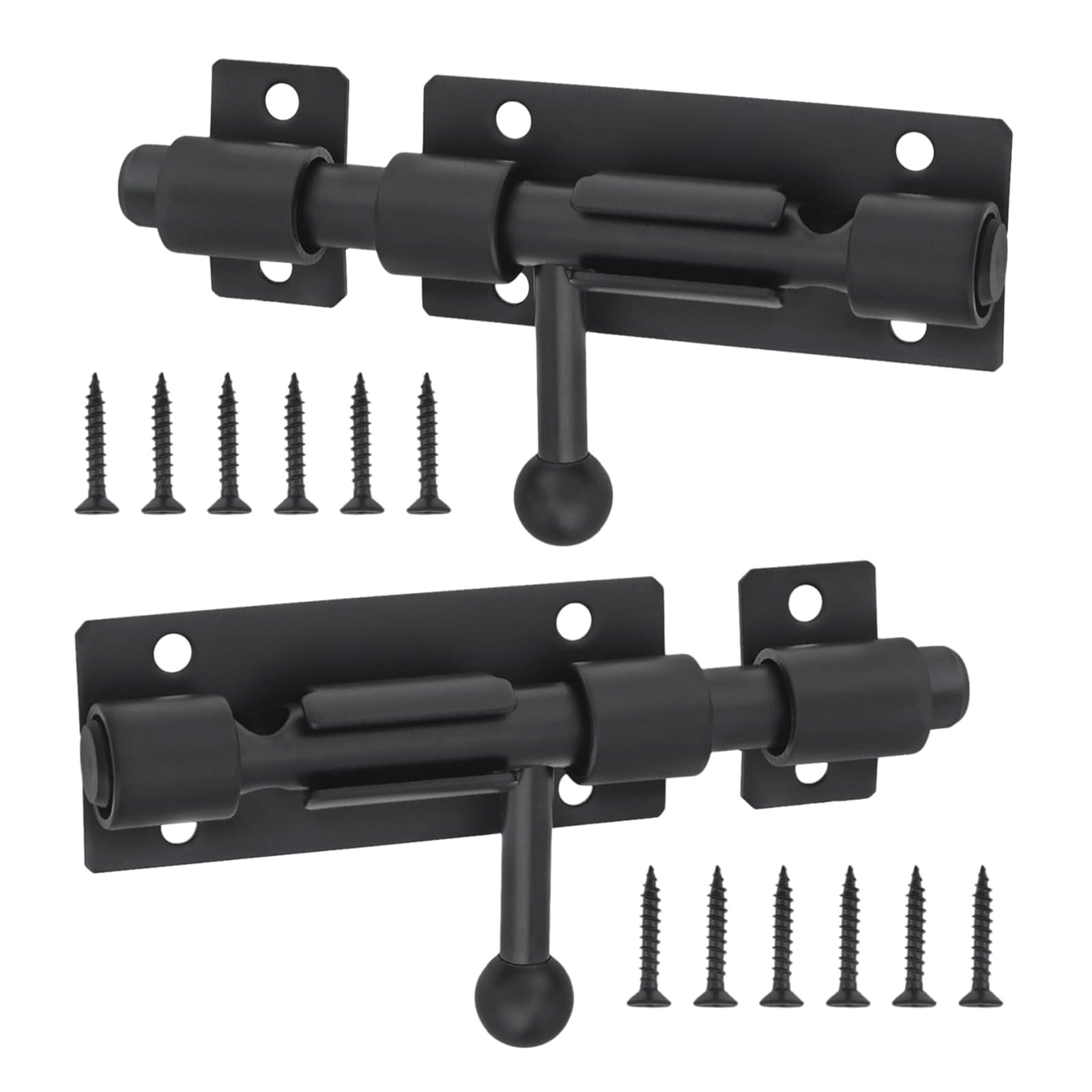 2Pieces Multipurpose 4Inch Sliding Bolts Latches Lock Sturdy Stainless ...