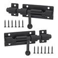 2Pieces Multipurpose 4Inch Sliding Bolts Latches Lock Sturdy Stainless ...