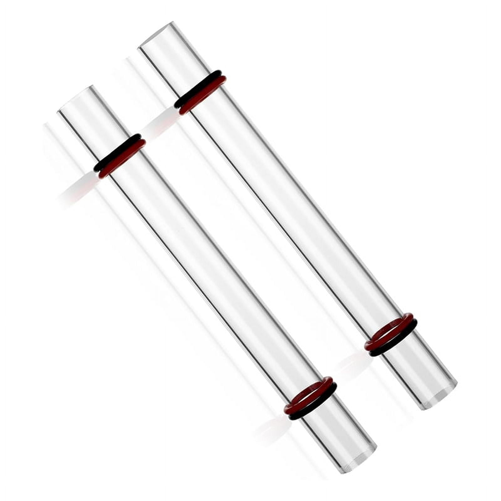2Pieces Polymer Clay Roller Tools Acrylic Round Tube Roller Acrylic Rod ...