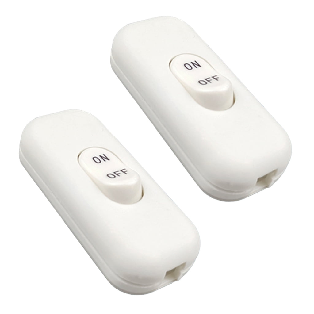 2Pieces Multipurpose Sturdy Lamp Switches 6A 250V Suitable Portable ...