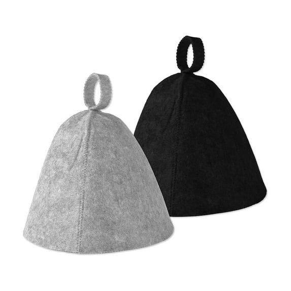 2Pieces Sauna Hat Set Comfortable Sauna Caps Travel Sauna Hat High ...