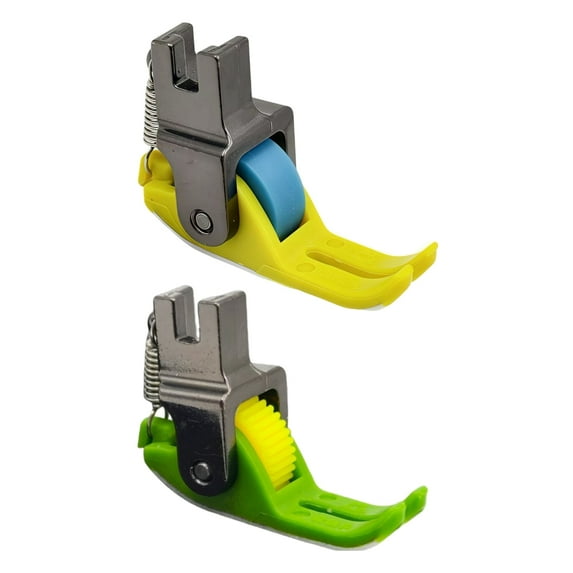 2Pieces Sewing Machine Roller Presser Foot Replaceable Flat Car Roller ...