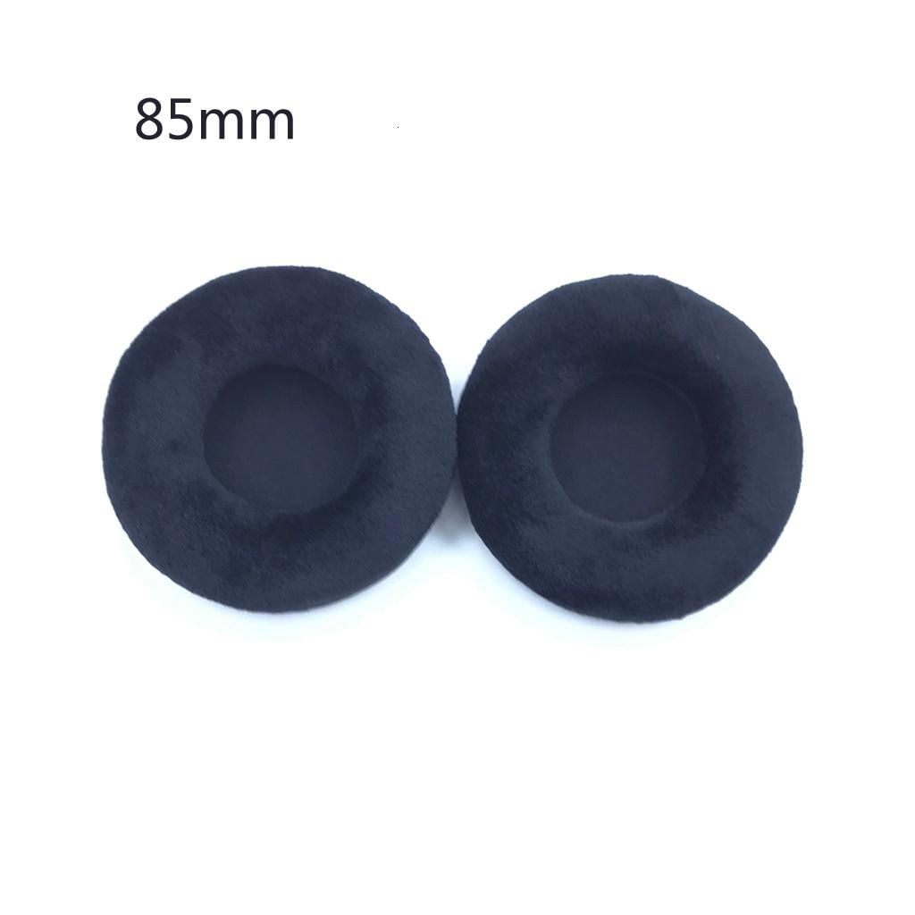 2Pieces Soft Velvet Ear Pads Covers 60mm-110mm Headphone Headset ...