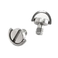 2Pieces Stainless Steel 1/4Inch D Rings Screws Suitable For DSLR Camera ...