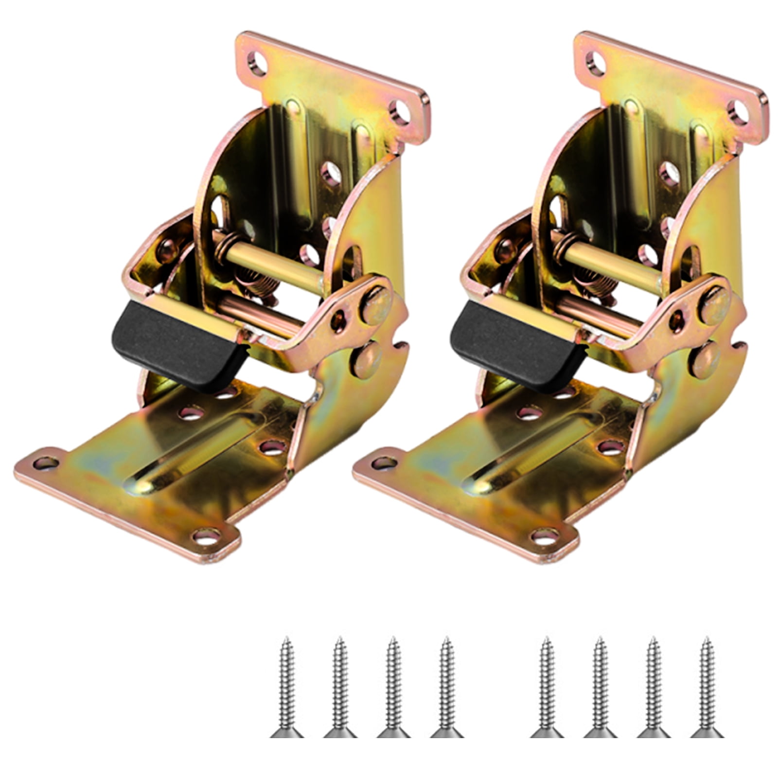 2Pieces Sturdy Iron Concealed Hinges Portable Accessory for Folding ...