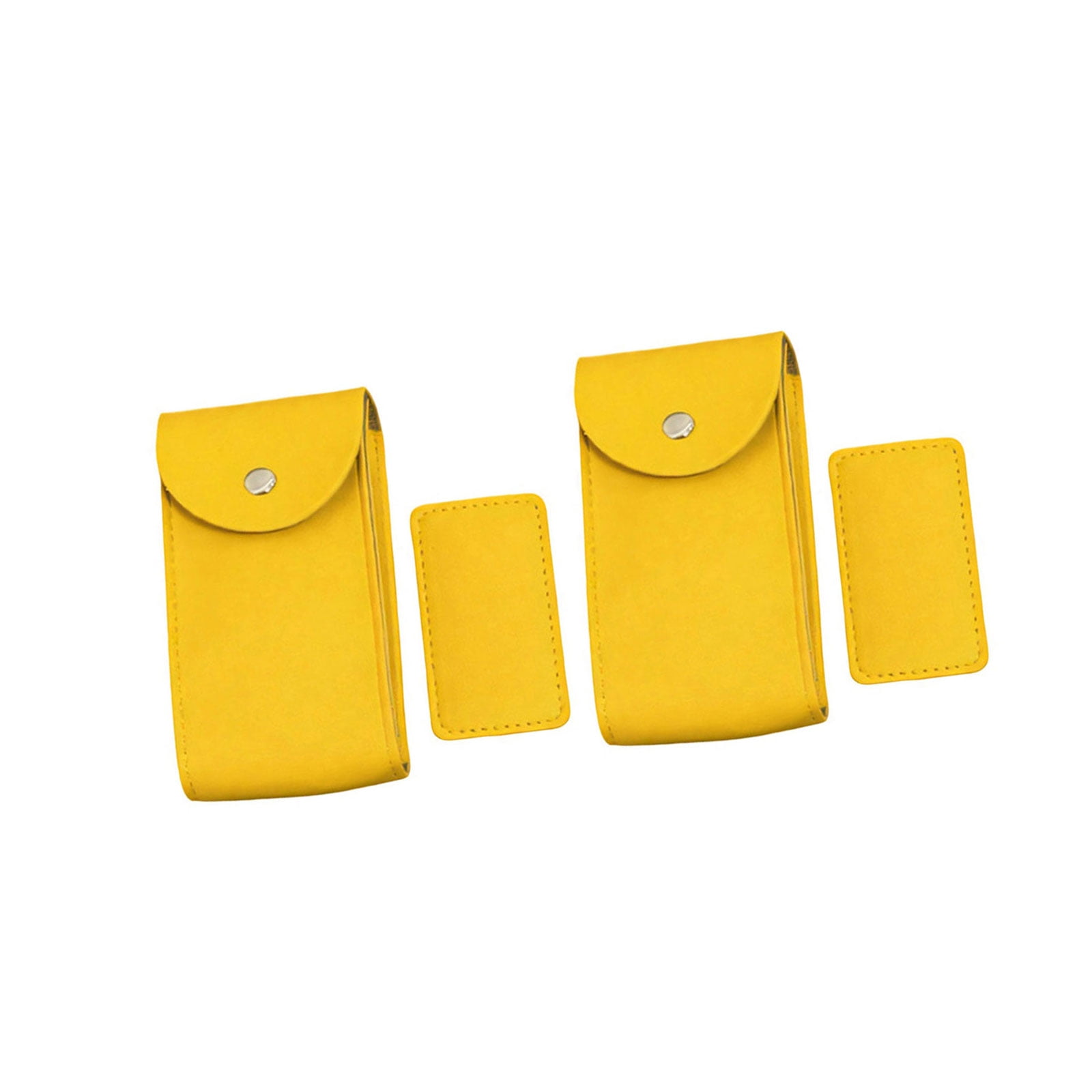 2Pieces Sturdy PU Leather Watch Bags PU Leather Watch Pouches Portable ...