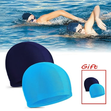 Arena Classic Silicone Swim Cap in Skyblue-White One Size Fits All ...