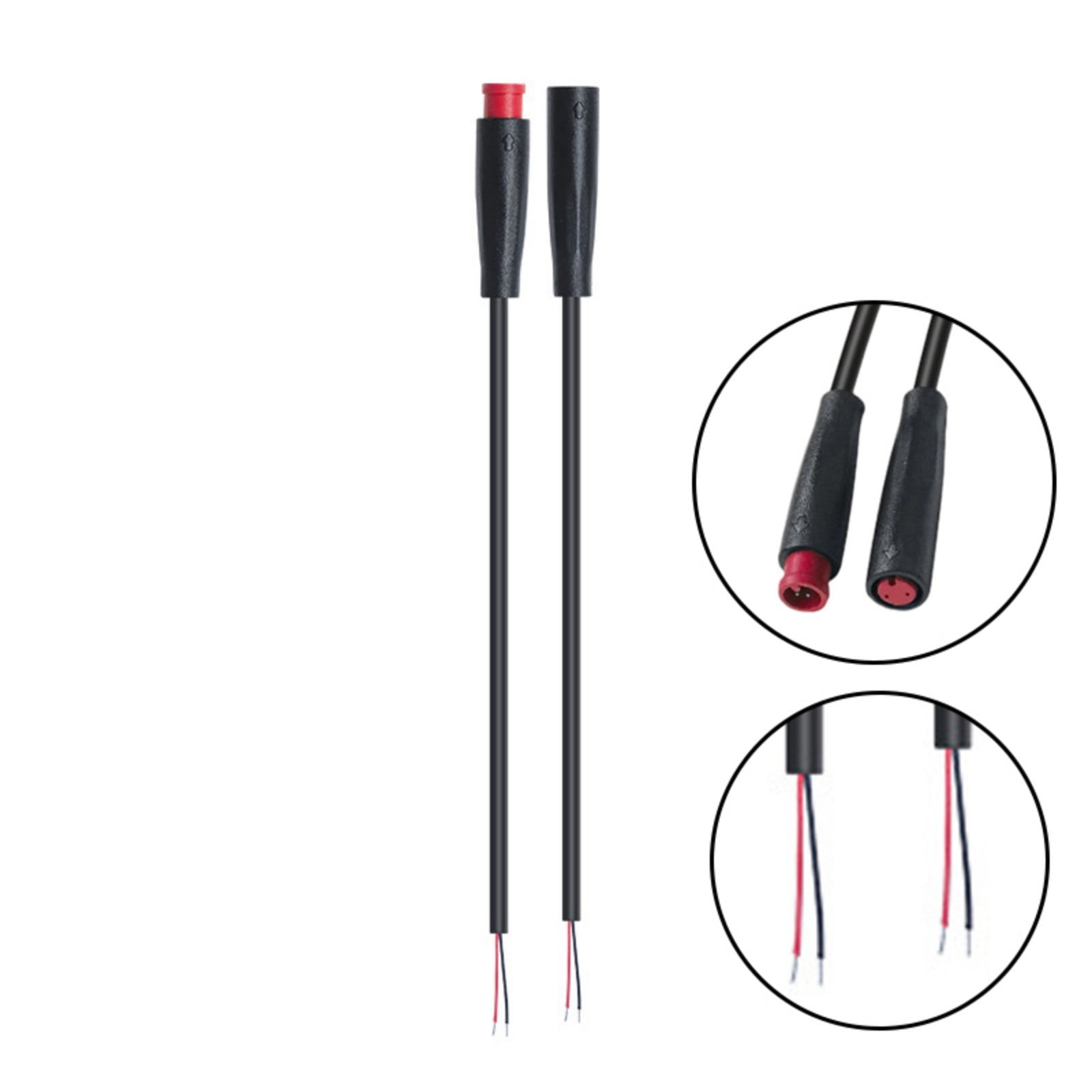 2Pieces Waterproof Male Connectors Cable Plastic Construction for ...