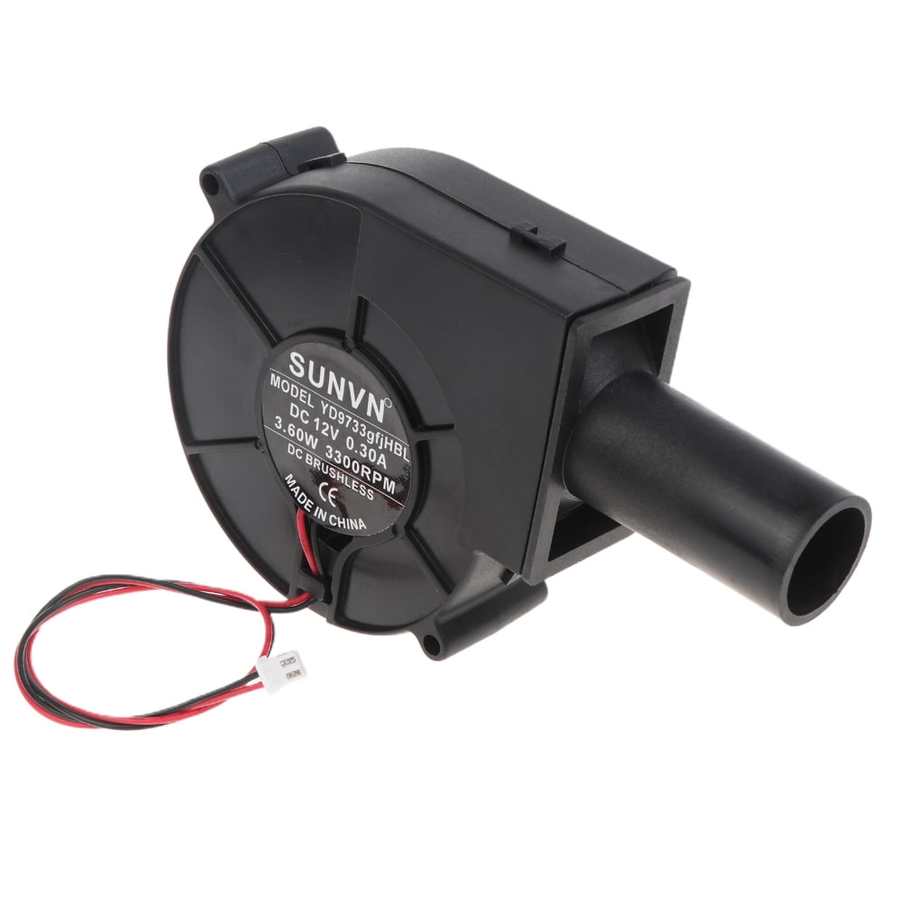 2Pin BBQ Blower Fan 5V 12V 24V Charcoal Starter Cooking Grill Fans for ...