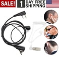 2Pin Earpiece Mic Headset For BAOFENG UV-5R UV-82 BF-F8HP BF-666S BF ...