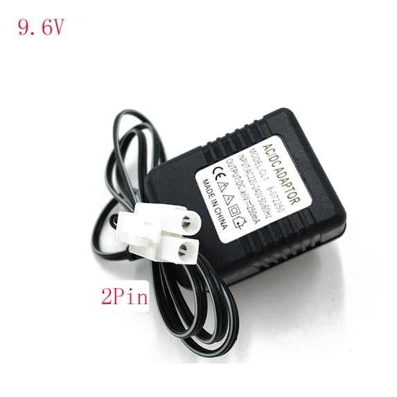 2Pin Power Supply 7.2V 9.6V Charger for NiCd NiMH Battery 220-240V EU ...