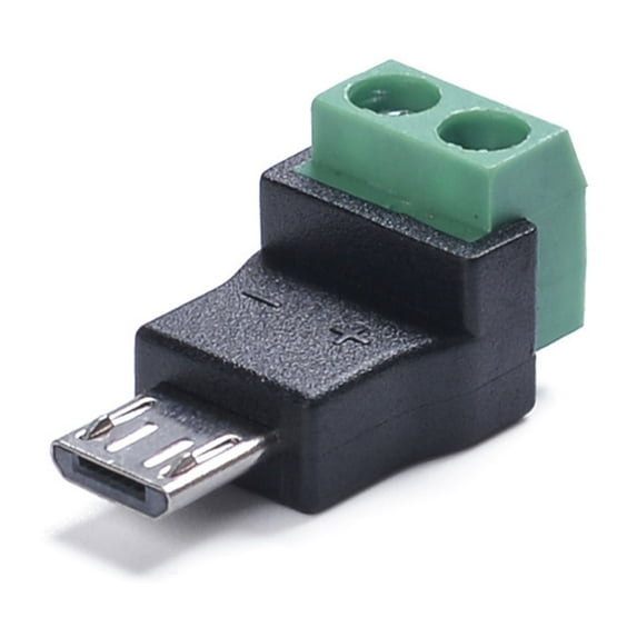 2Pin Terminals Charging Adapters With MicroUSB Plugs 5V Output ...