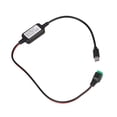 2Pin To USB C Male Charging Cable DC12V 24V Step Down To 5V 15W Power ...