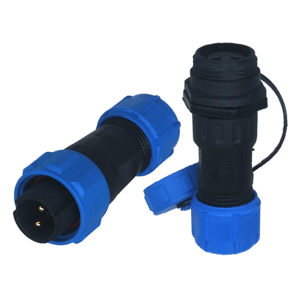 2Pin Waterproof Aviation Cable Connector Plug Socket,Bulkhead Connector ...