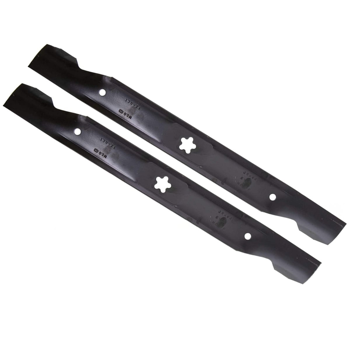 2Pk 532138971 Hi-Lift Blades Compatible With Craftsman / Husqvarna ...