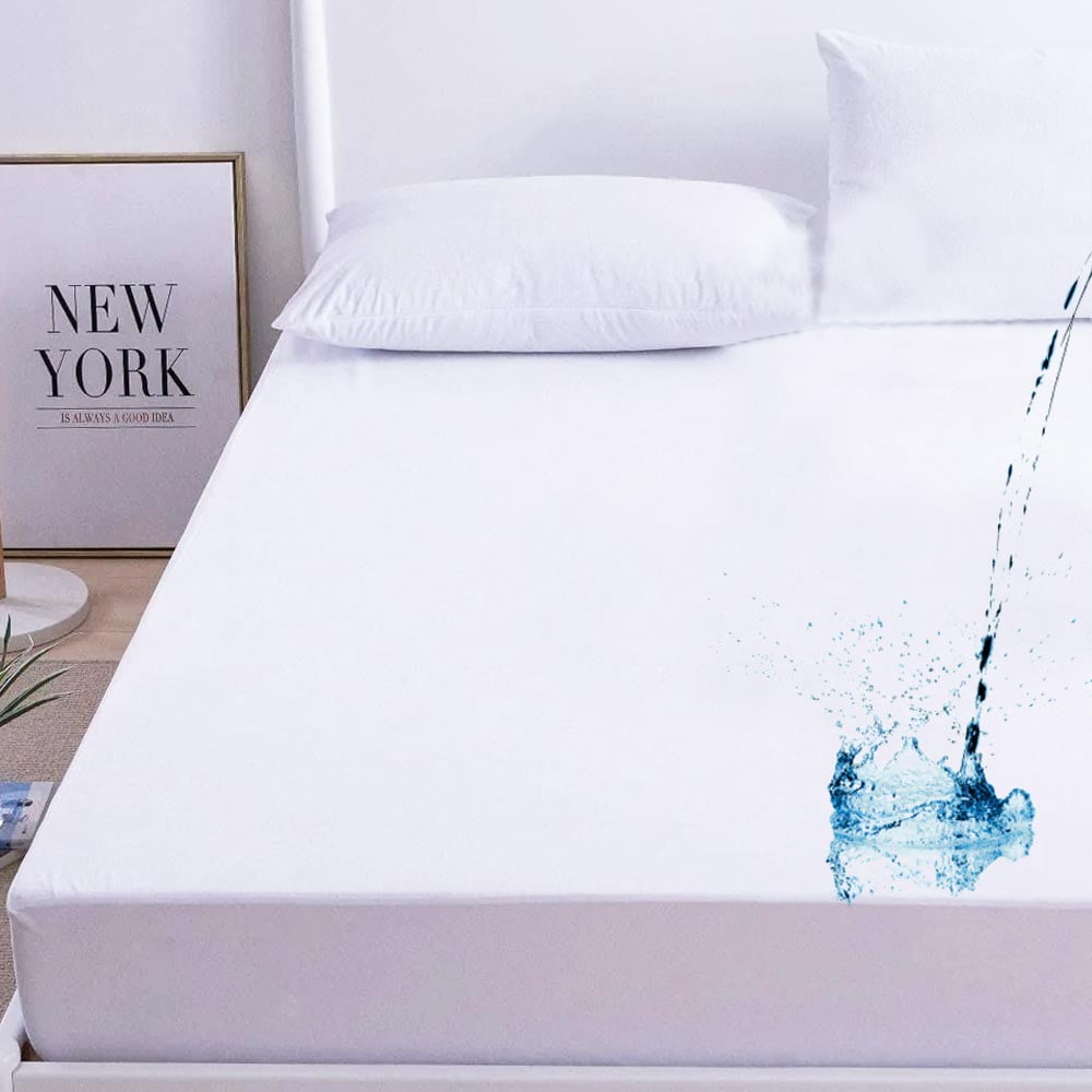 2Pk Premium Mattress Cover Twin Size Bed Heavy Vinyl Waterproof Fitted ...