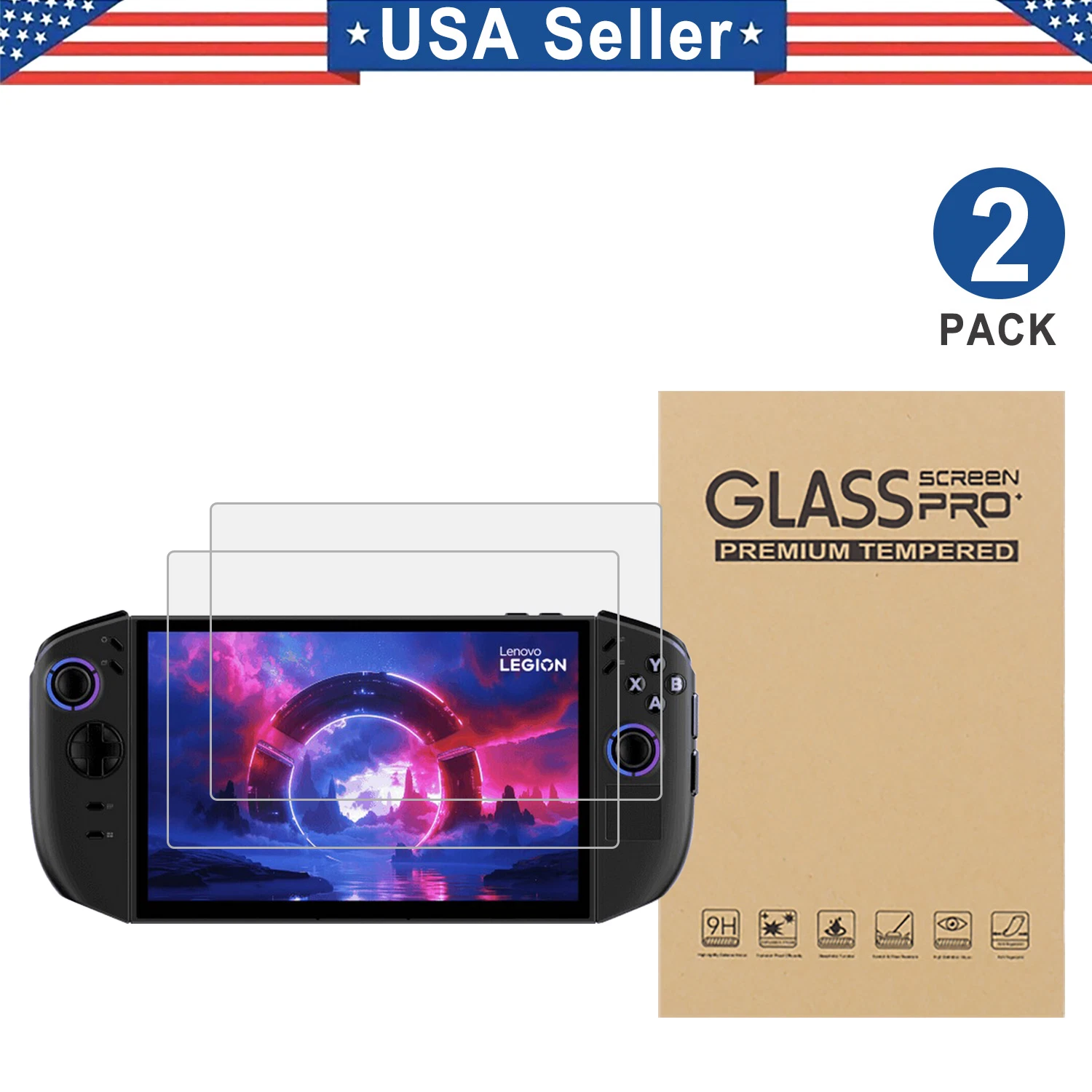 2Pk Tempered Glass Protector For Lenovo Legin Go S 8.0 - Walmart.com