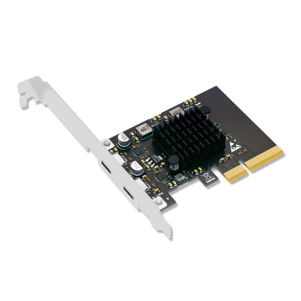 2Port TypeC USB3.2 Expansion Card ASM3142 20Gbps for Desktop Computer ...