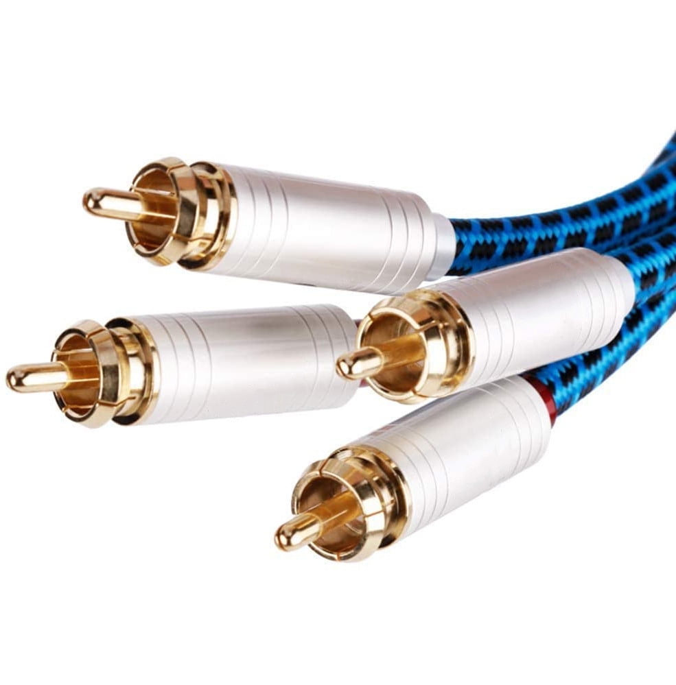 2RCA Dual Lotus Head Audio Cable for TV/DVD/Blu-ray Player - Pure ...