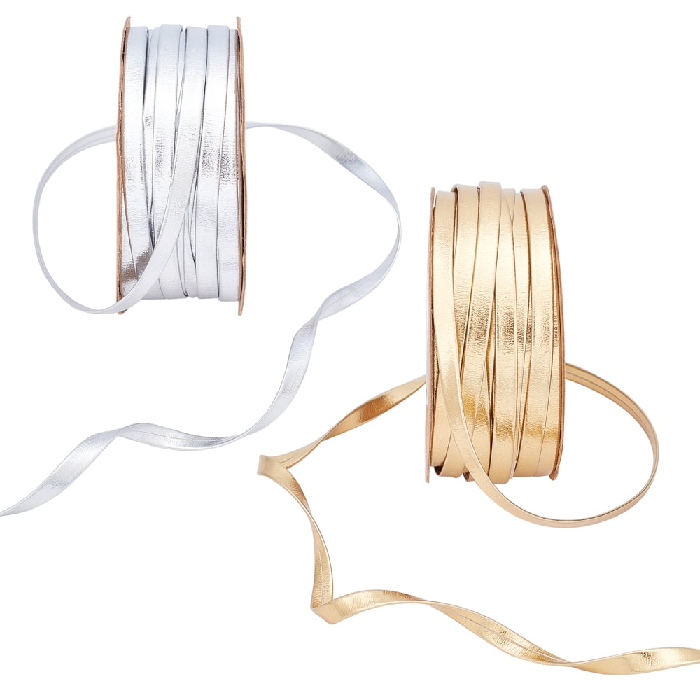 2Roll 2 Color Polyester Cord for Jewelry Bracelet Making Flat Mixed ...