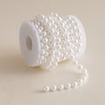 2Roll Christmas Plastic Pearl Beaded Garland for DIY Christmas Tree ...