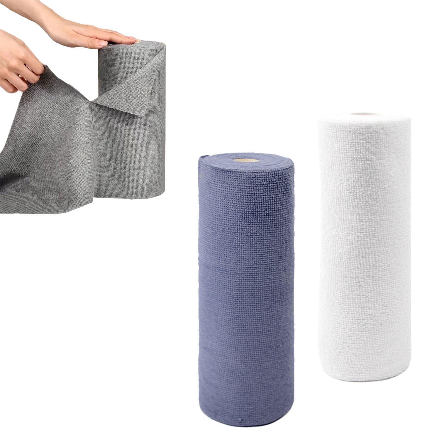 2Roll Disposable Cleaning Towels Cleaning Wipe Dish Cloths Reusable ...