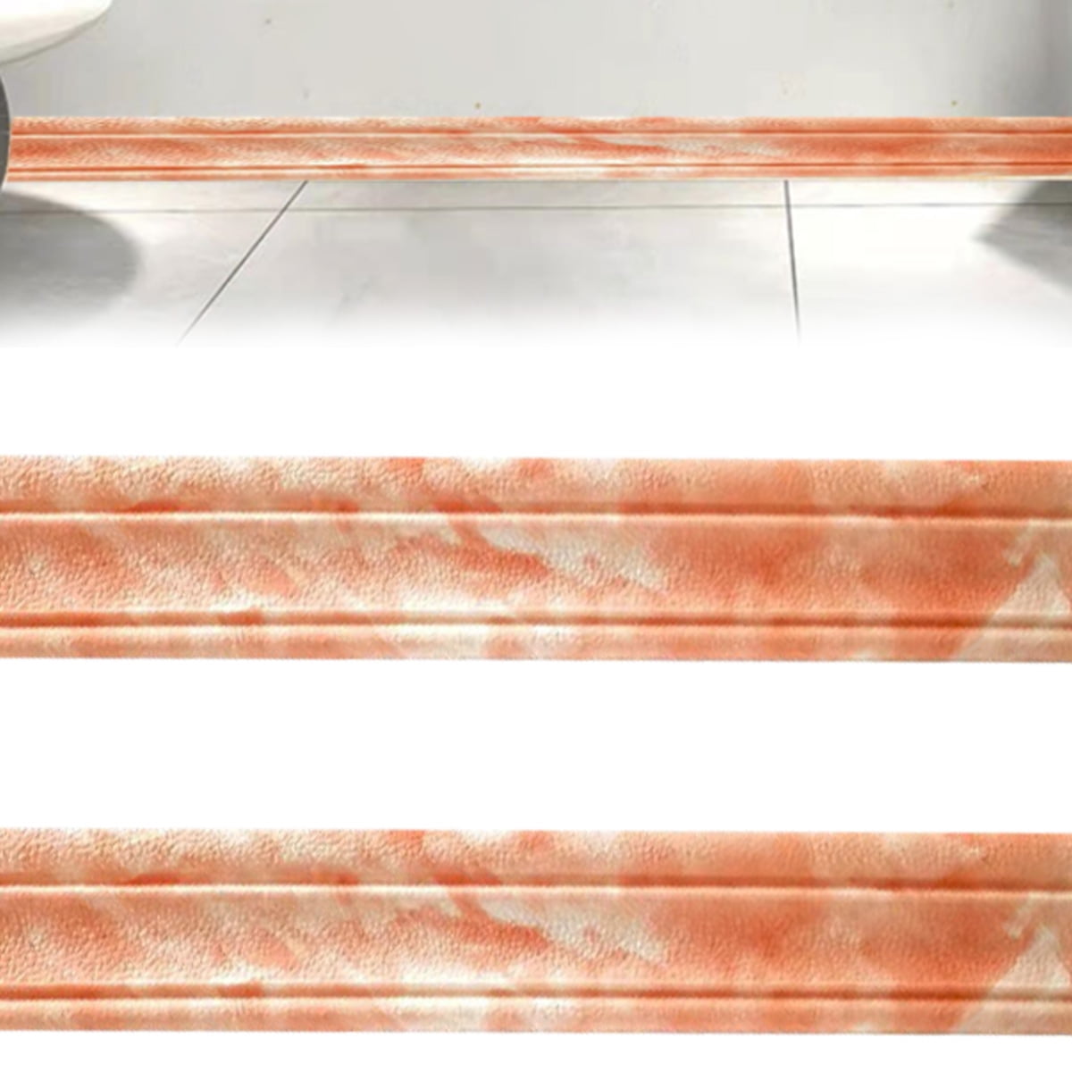 2Roll Wallpaper Border Self Adhesive Flexible Foam Molding Trim, Wall ...