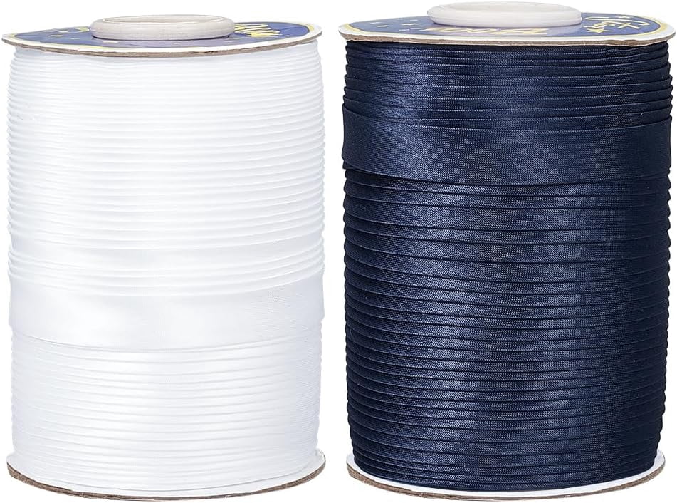 2Rolls 5/8 inch Double Fold Bias Tape Sewing Twill Tape 175 Yards ...