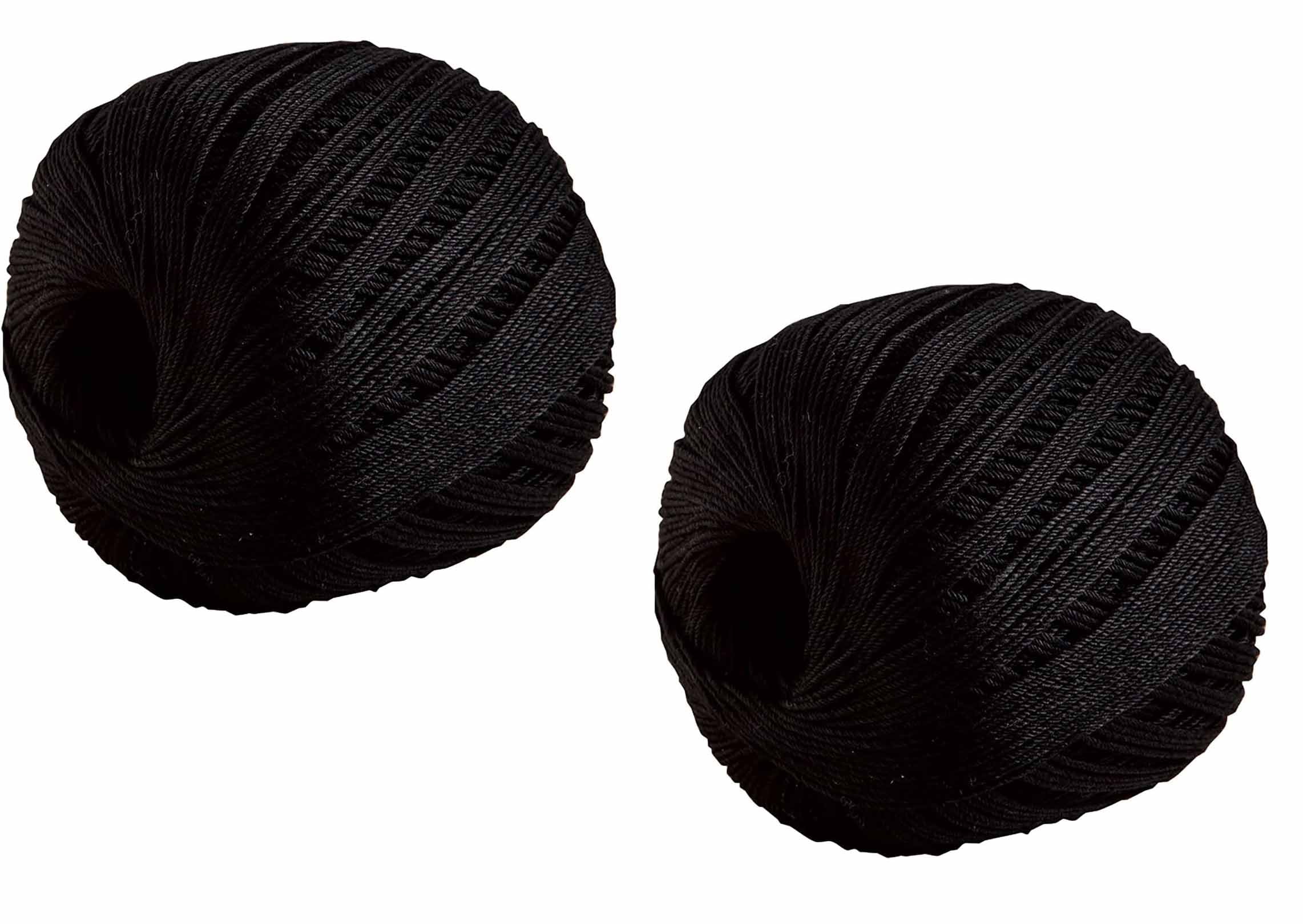 2Rolls Lace Weight 100% Mercerized Cotton Crochet Thread Yarn, 20g/Roll ...