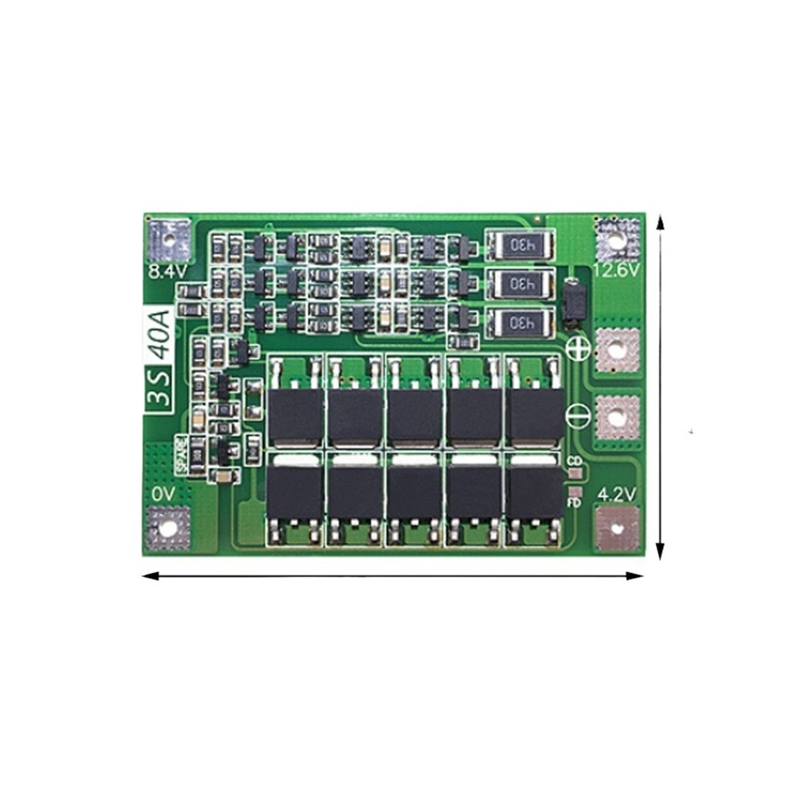 2S 3S 4S 5S 6S 15A 20A 40A BMS Protect Board With Balanced For 8.4V 12V ...