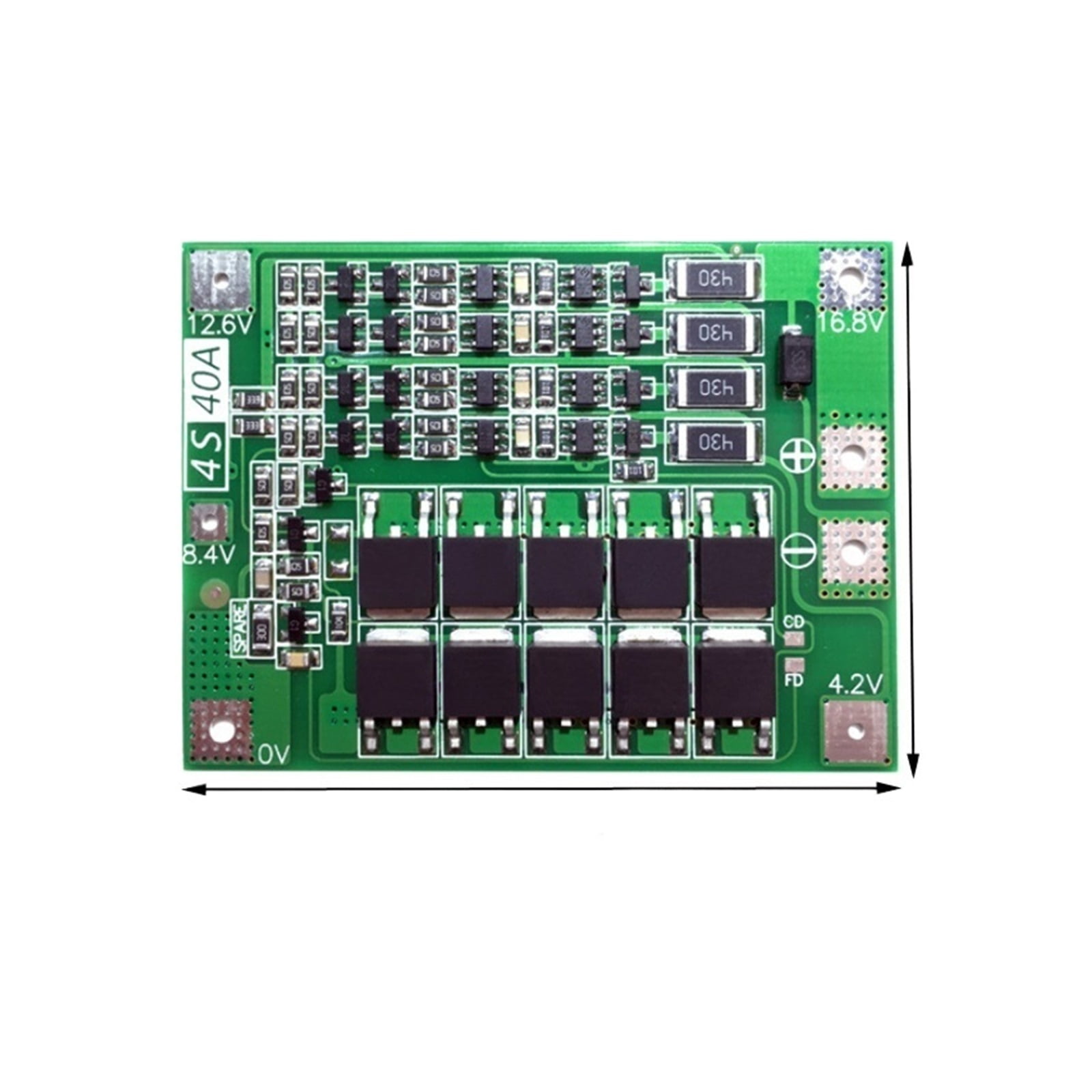 2S 3S 4S 5S 6S 15A 20A 40A BMS Protect Board With Balanced For 8.4V 12V 14.4V 18V 21V 25V 36V ...