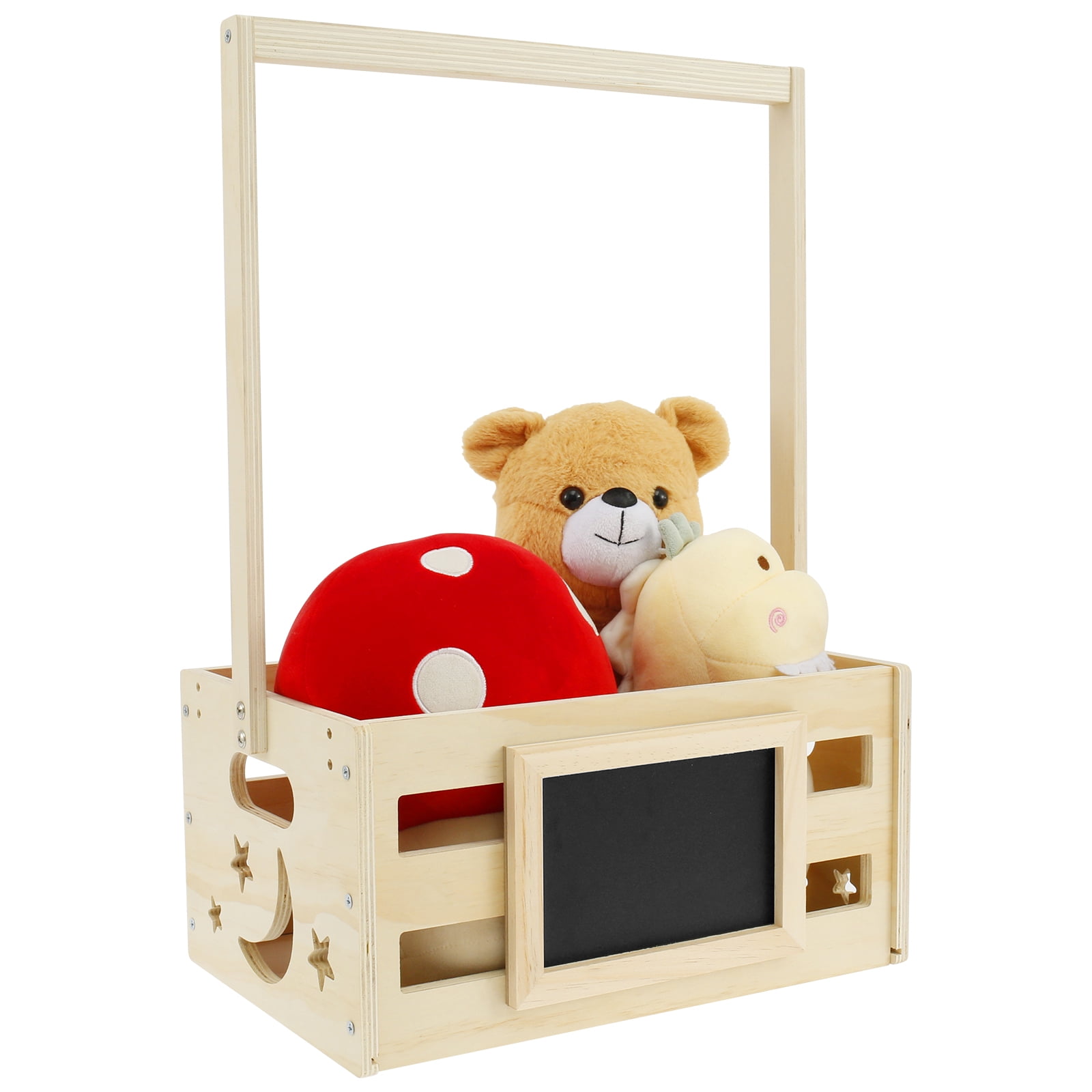 2SET Wooden Baby Shower Crate Closet Safe Baby Shower Gift Basket with ...