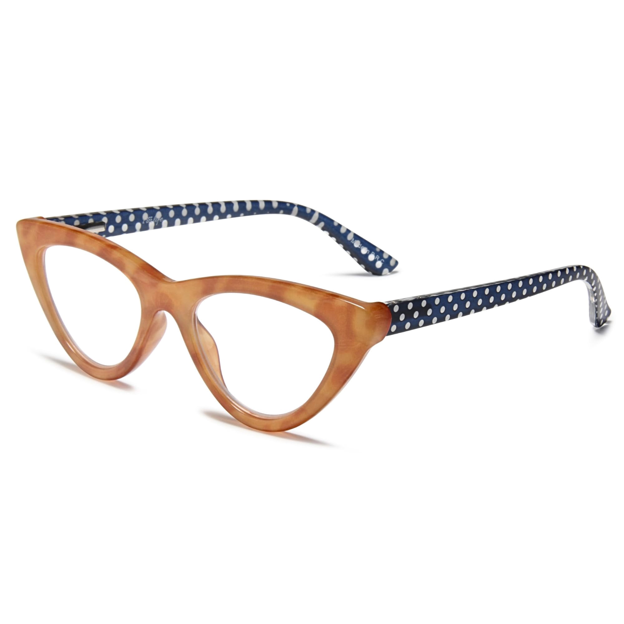 2SeeLife Premium Cat Eye Reading Glasses for Women – Narrow–Medium Fit ...