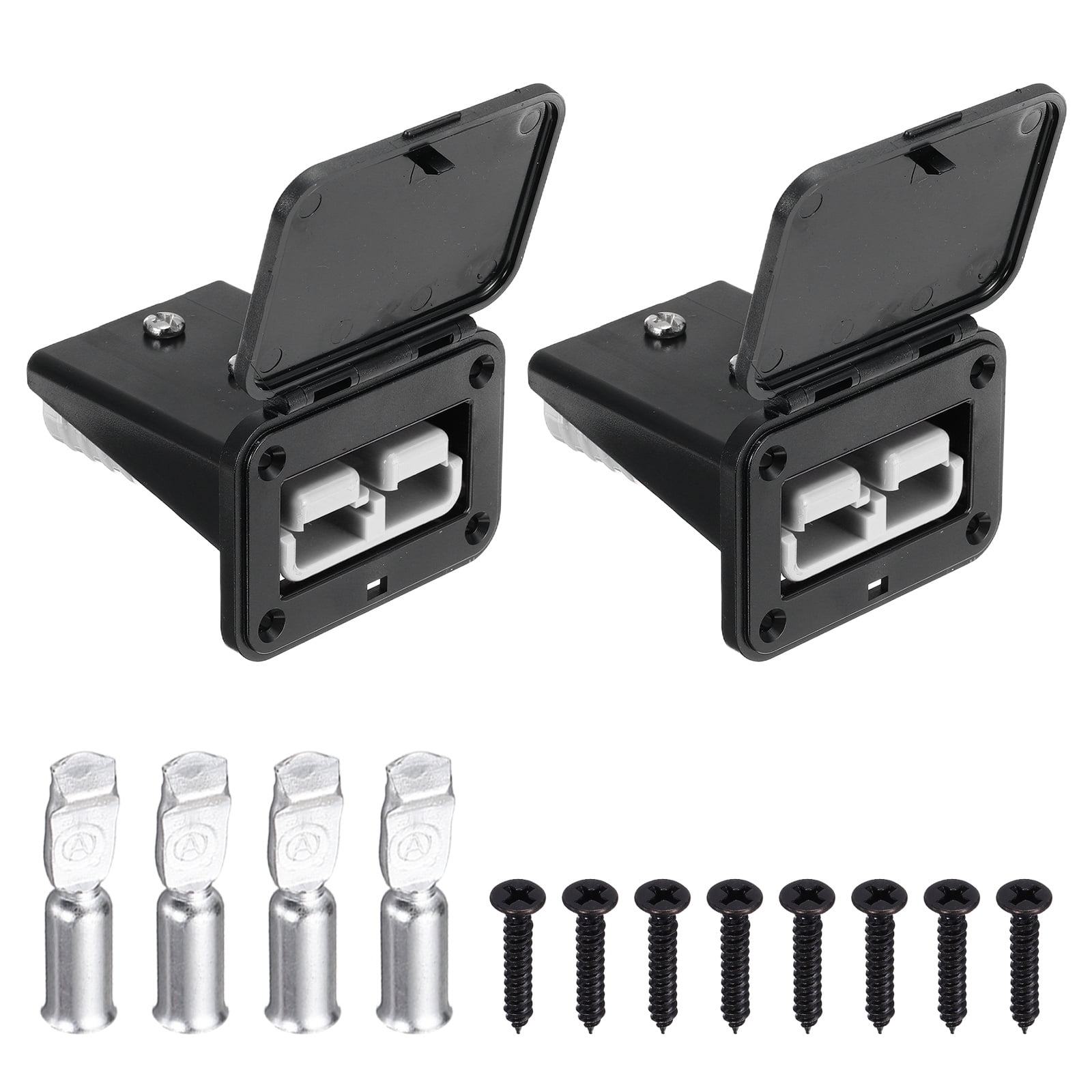 2Set 1/0AWG,2AWG,4AWG 220A Embedded Plug Mounting Panel with Dust Cover ...