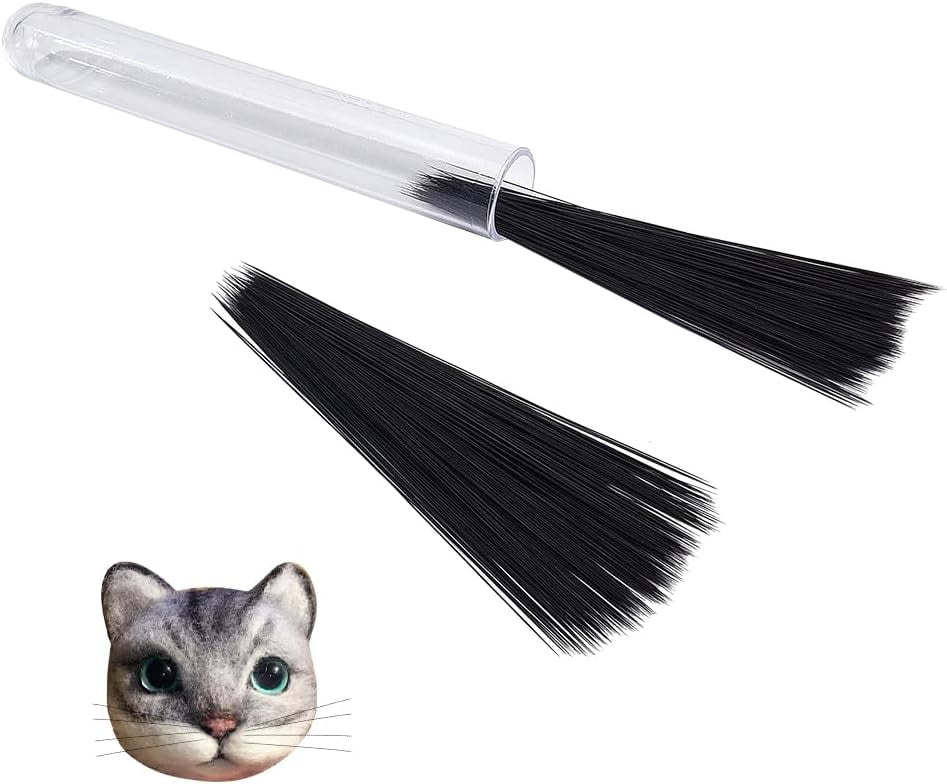 2Set 500Pcs Animal Whiskers for Crafts Needle Felting 2.5 inch Long ...