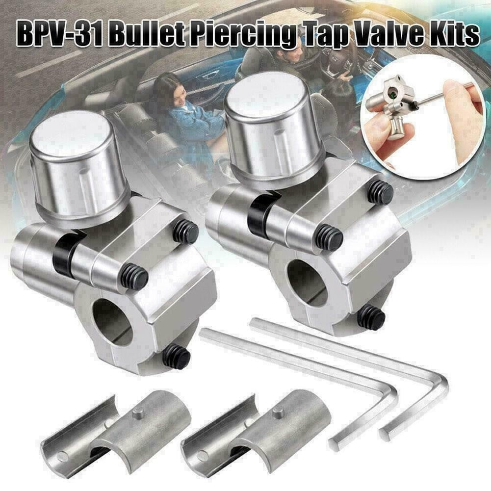 2Set BPV31 Line Tap Bullet Piercing Valve for HVAC Repair Parts ...