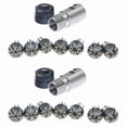 2Set C25 ER20 14mm +7Pcs 3 -12mm Collet Chuck Motor Shaft Extension Rod ...