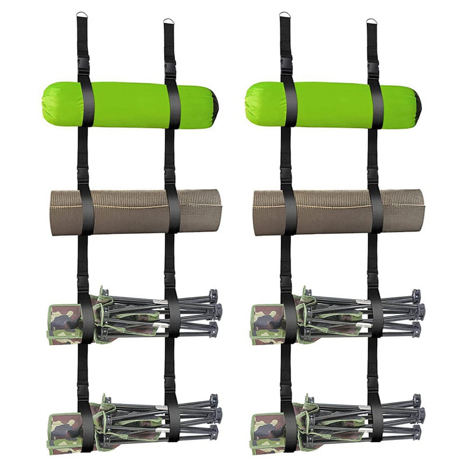 2Set Storage for Garage,Hanging Organizer Rack Adjustable Garage Strap ...