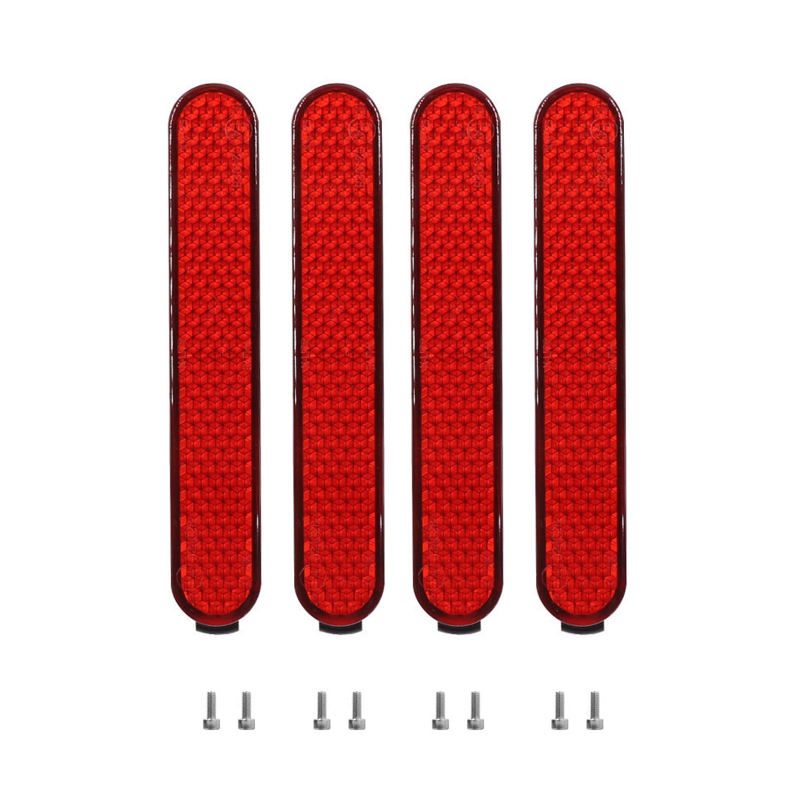 2Set Electric Scooter Side Reflective Strap Front Rear Safety Tube ...