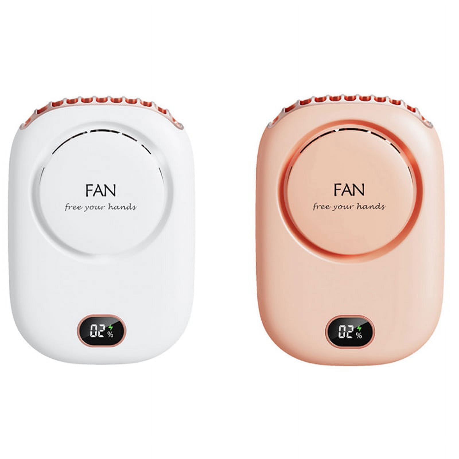 2Set Fan Mini USB Cooler Rechargeable Ventilador Travel Handheld Silent ...