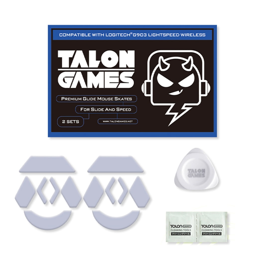 2Set Mouse Feet Mouse Skates Stickers Pad Rounded Glides Curved Edges ...