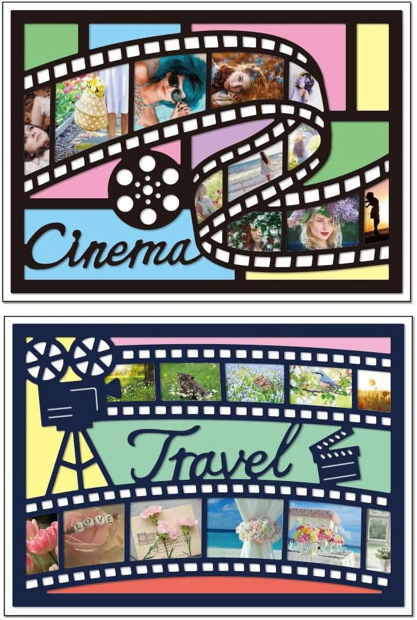 2Set Movie Film Background Cutting Dies for Card Making Film Strip ...