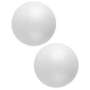 Juvale 4 Inch Foam Balls for Crafts 12 Pack White Polystyrene Spheres ...